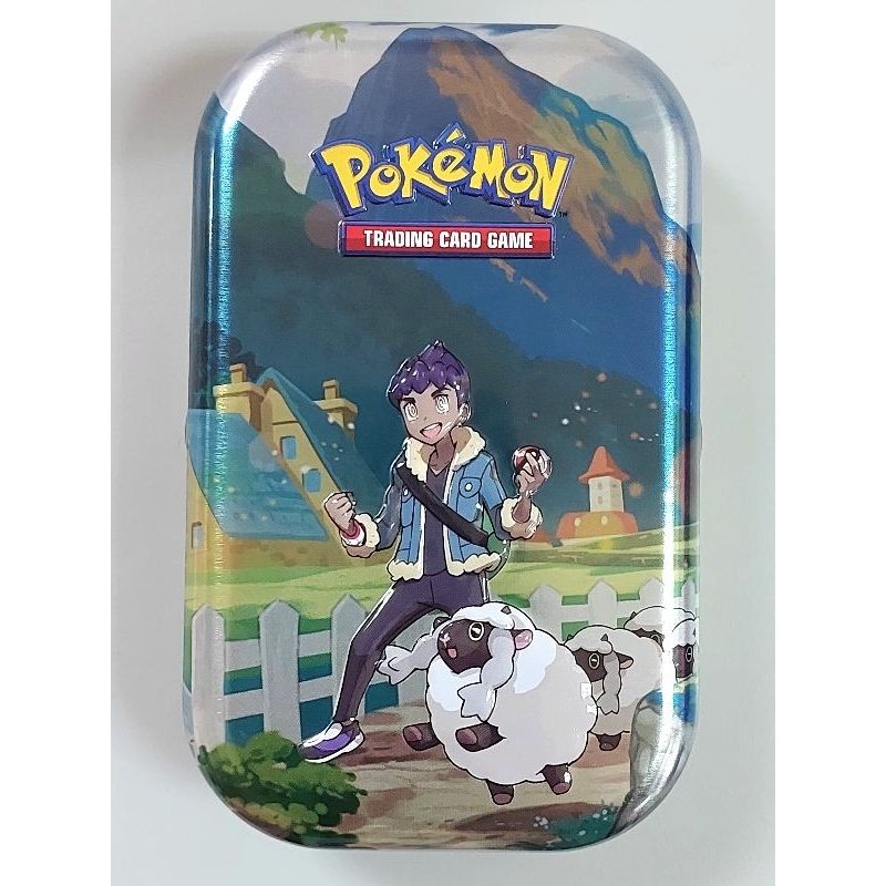 Crown Zenith Hop & Wooloo Empty Tin, New, Inside got 1 card, 1 sticker ...