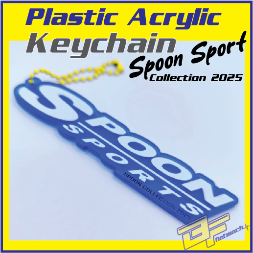 Spoon Sport Keychains Spoon Collection 2025 Acrylic Keychains 3mm Blue ...