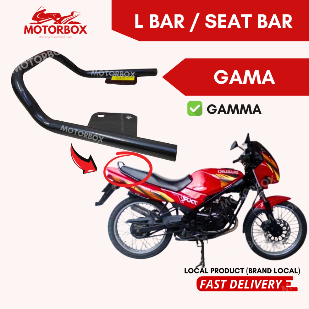 GAMA L BAR - SUZUKI GAMMA FIRST MODEL HANDLE SEAT BAR SPOILER L-BAR ...