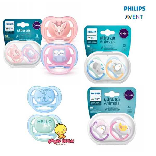 Philips Avent Soother 0-6m Ultra Air (Twin Pack) | Shopee Philippines