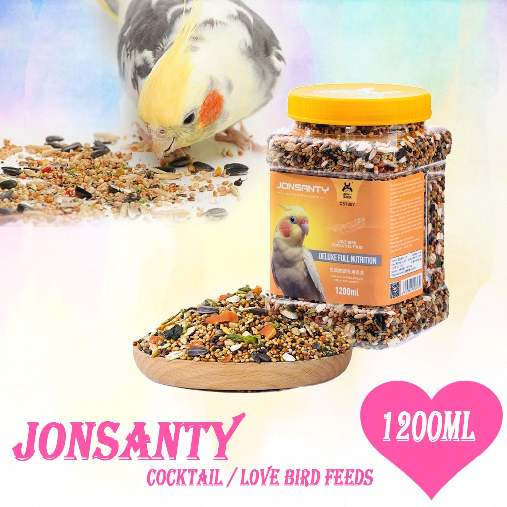 Jonsanty Love Bird Cockatiel Parrot Bird Food Makan Burung Nuri ...