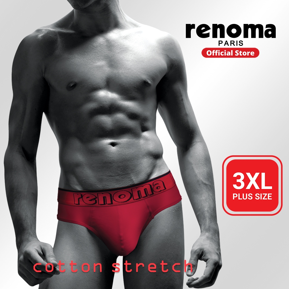 Renoma COTTON STRETCH Briefs (3 pcs) | Shopee Philippines