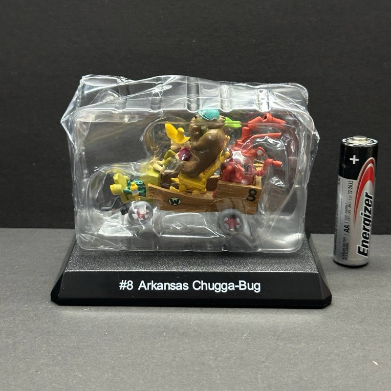 Konami Wacky Races 8 The Arkansas Chug-a-Bug Vehicle Figure Lazy Luke ...