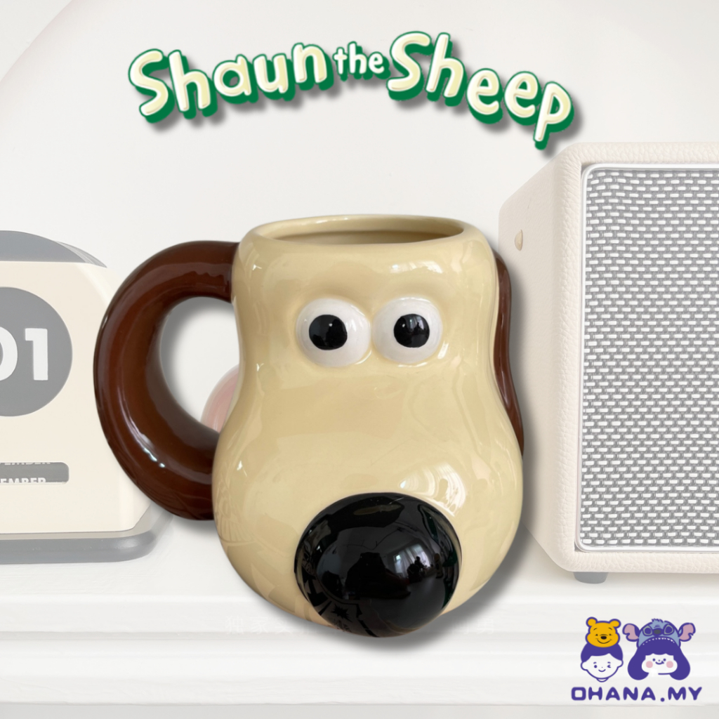 Shaun The Sheep Wallace and Gromit Mug Quality Glass Cup Cups Mugs ...