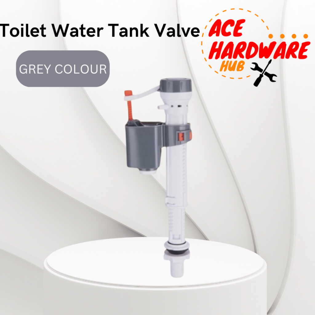 Good Quality Grey Colour Toilet Water Tank Valve Injap Flush Inlet ...
