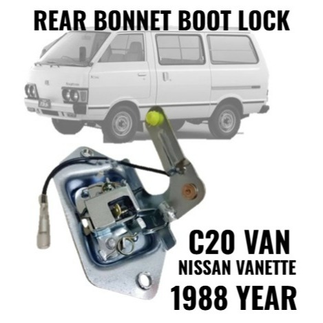 Nissan Vanette C22 C20 Van 1988 Year Rear Bonnet Boot Lock Bonet ...