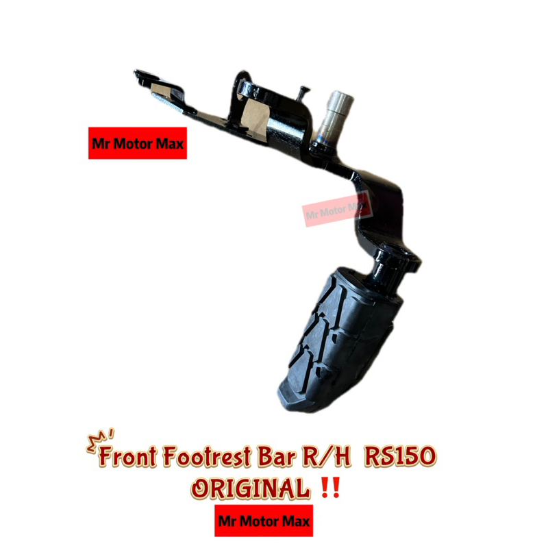 HONDA RS150 FRONT STEP BAR FOOTREST MAIN FOOT REST STEP BAR BESI TAPAK ...