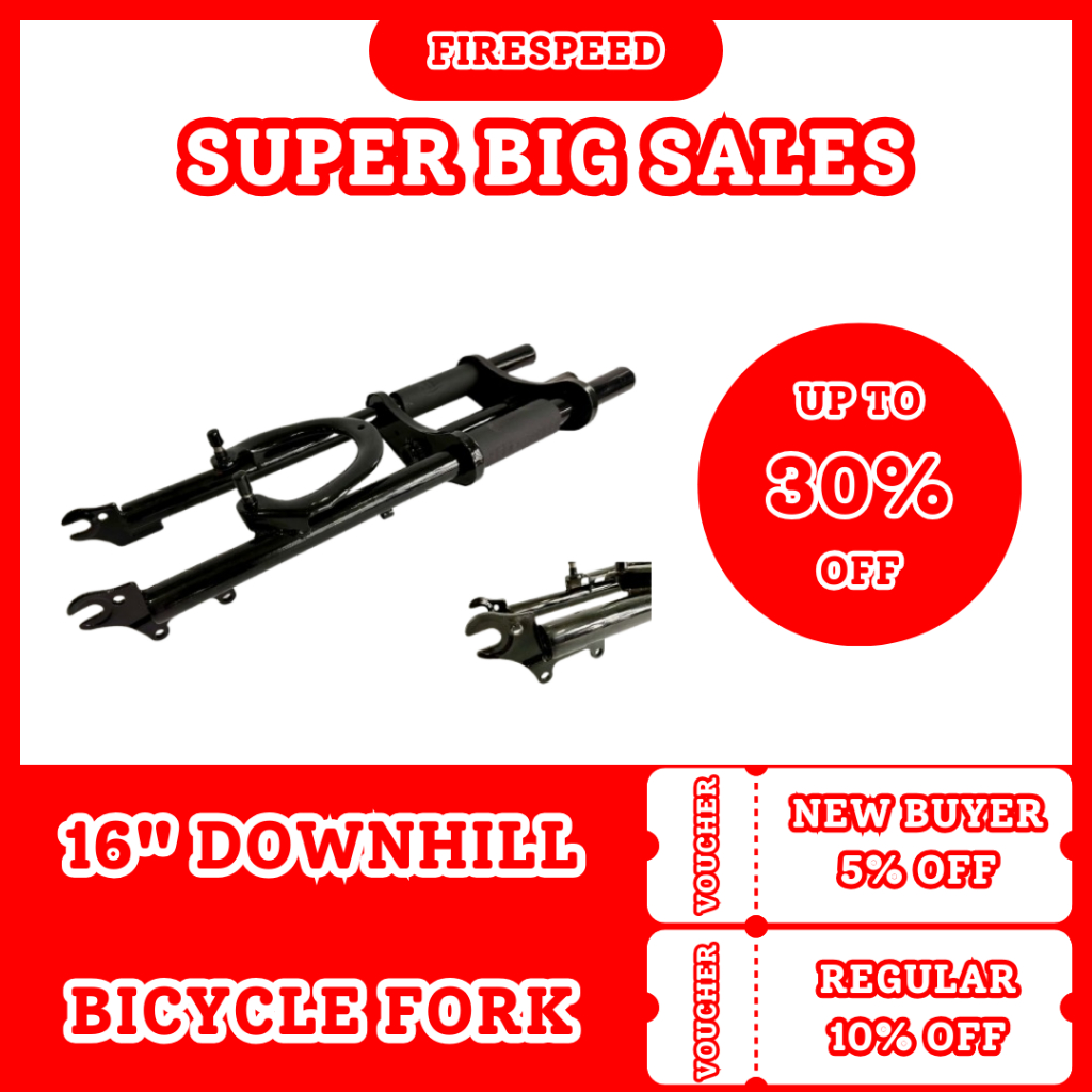 BICYCLE 16" & 20" DOWNHILL SUSPENSION LOWERED FORK | Shopee Philippines