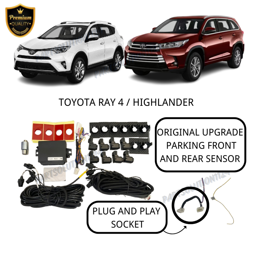TOYOTA RAY 4 / TOYOTA HIGHLANDER ORGINAL UPGRADE PARKING FRONT & REAR ...