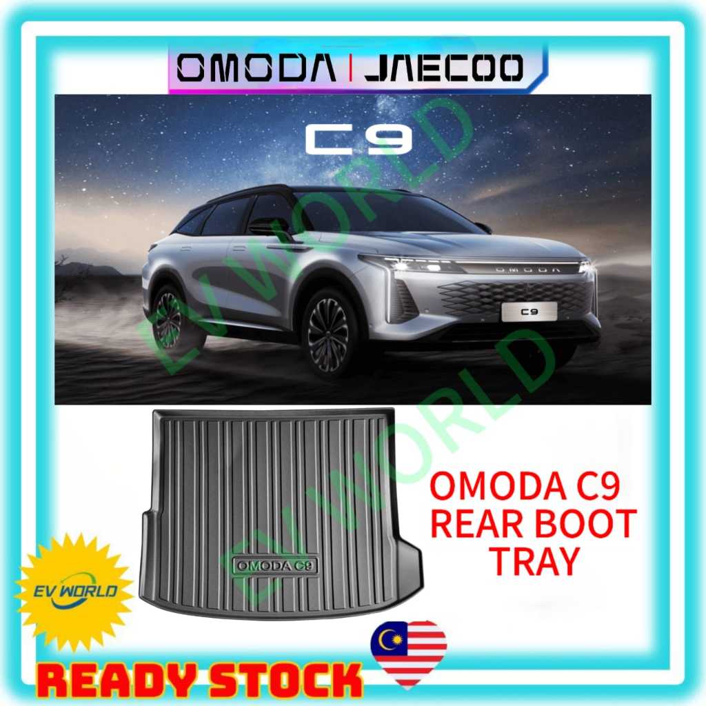 New JAECOO OMODA C9 TPE Boot Mat Rear Trunk Boot Tray Back Trunk ...