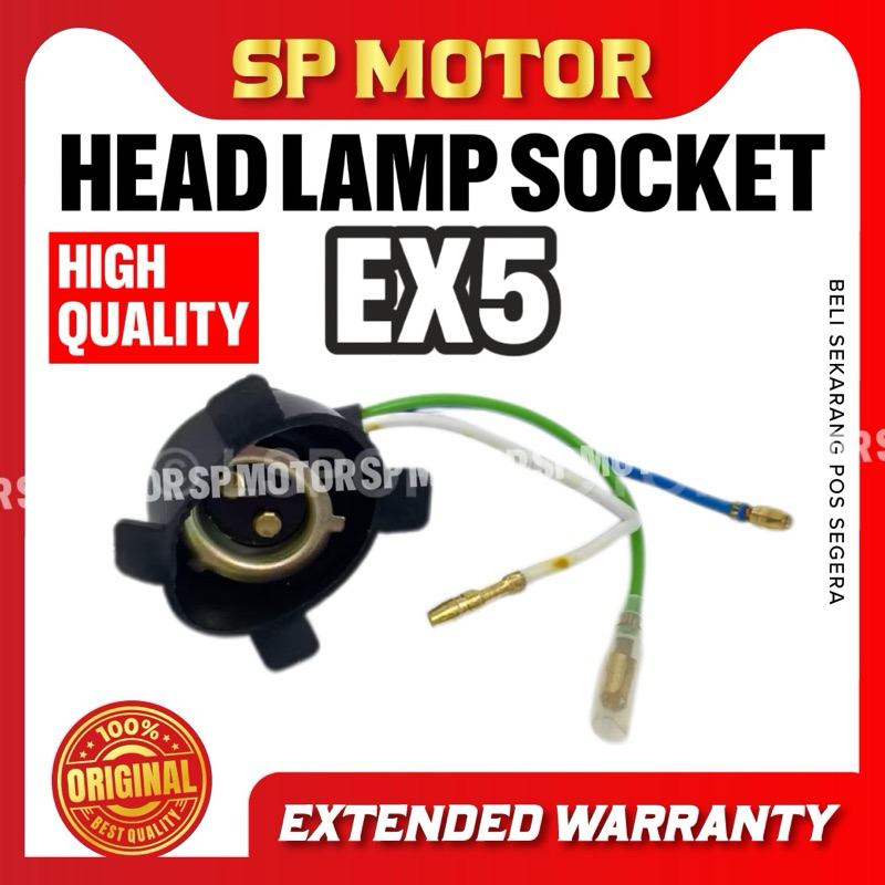 HONDA EX5 HEAD LAMP SOCKET FRONT DEPAN LAMPU KEPALA SOCKET WIRE WIRING ...