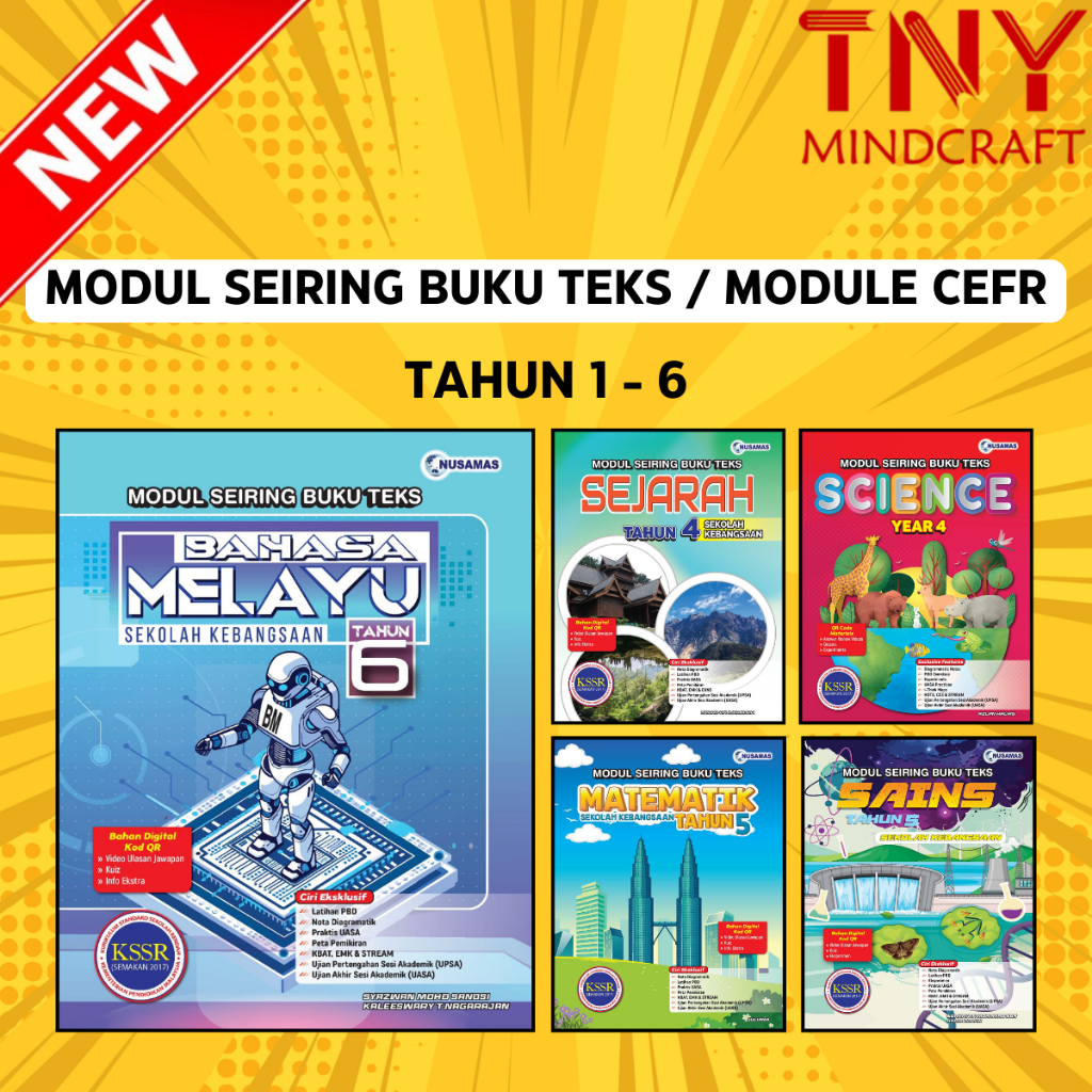 [TNY] Nus: Textbook Side Module/ CEFR English Module 【Years 1 - 6 ...
