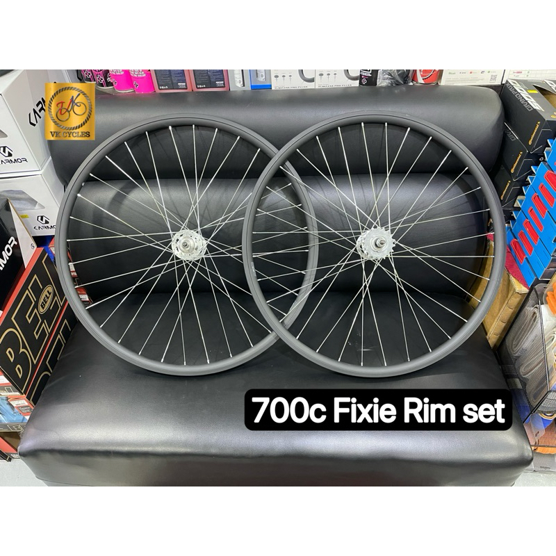 RYDE TAURUS 2000 700 FIXIE RIM SET BLACK SET Bicycle Fixie Rim Set ...
