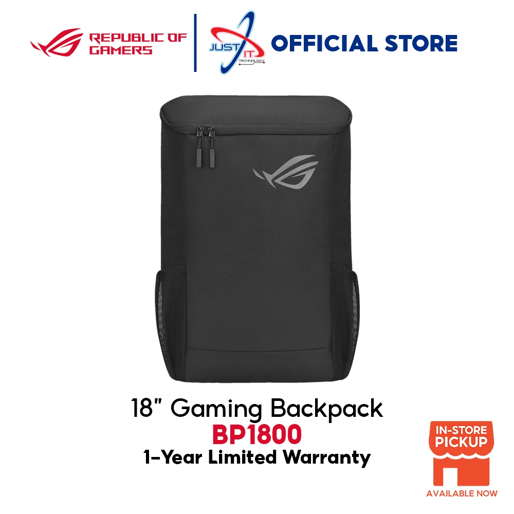 ASUS ROG BP1800 18" GAMING BACKPACK - BLACK | Shopee Philippines