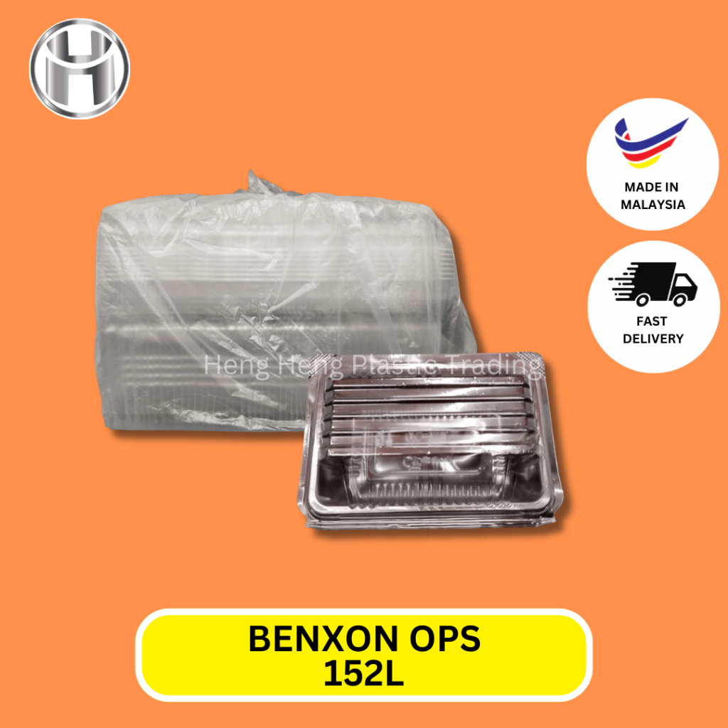 OPS-152L / TRANSPARENT CONTAINER / BAKE CONTAINER BENXON - 100PCS ...