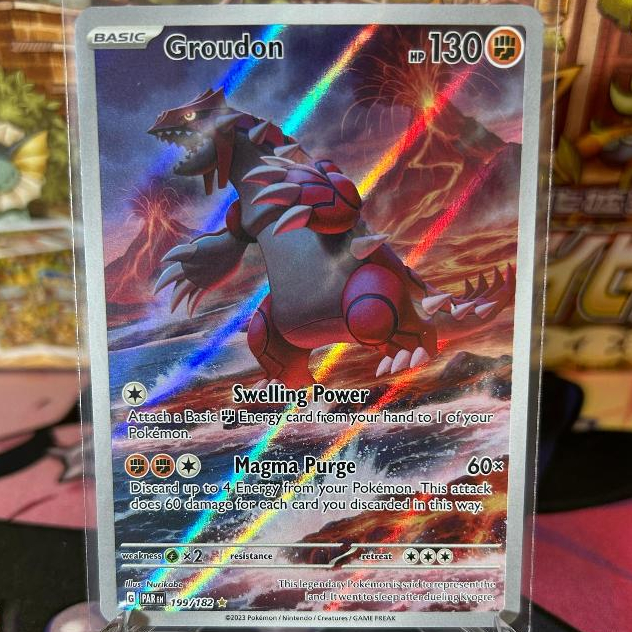 Pokemon TCG - SV Paradox Rift - Groudon IR - 192/182 - Check ...