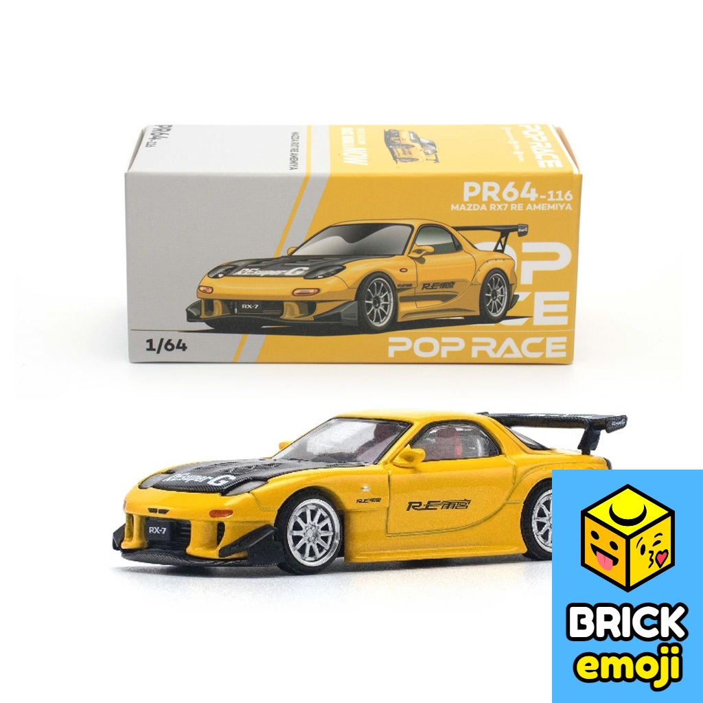 Pop Race PR64-116 Mazda RX7 RE Amemiya 1/64 | Shopee Philippines