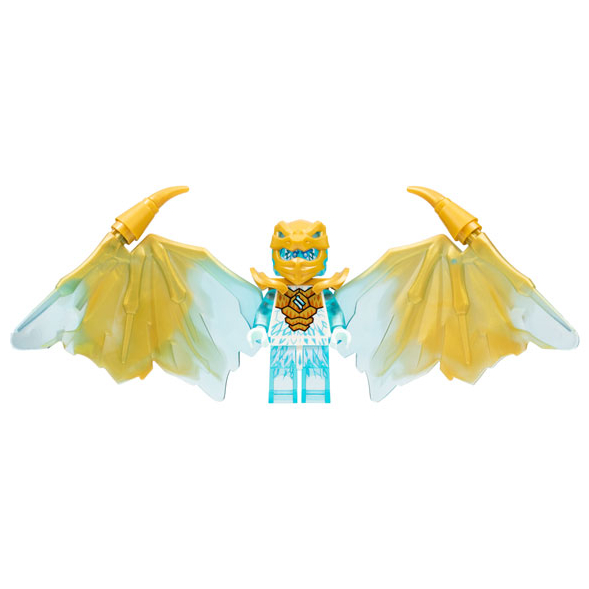 Lego NJO770 Ninjago Crystalized 71773 - Zane (Golden Dragon) Minifigure ...