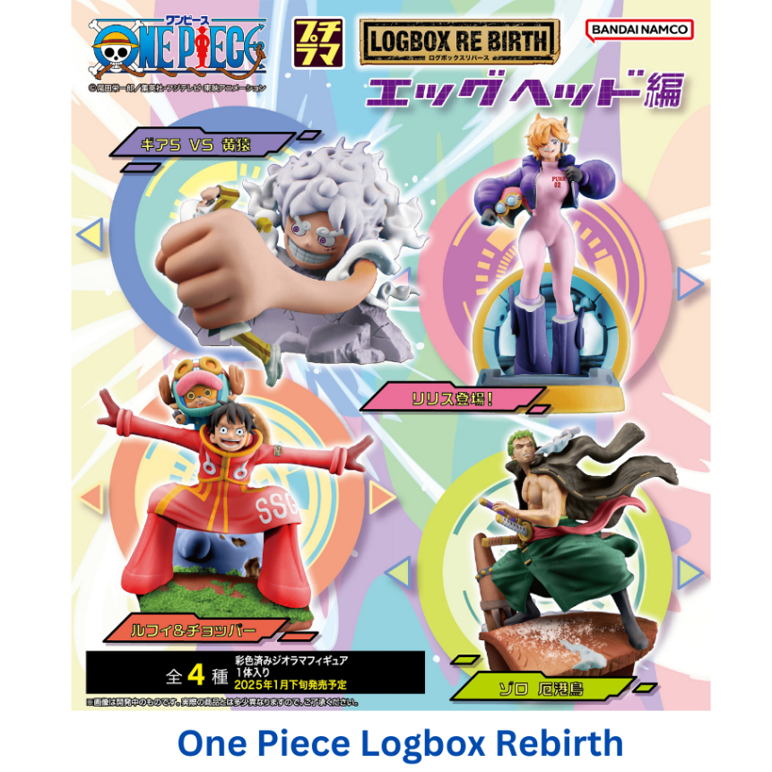 Megahouse One Piece Logbox Rebirth Egghead Luffy Lilith Chopper Zoro ...