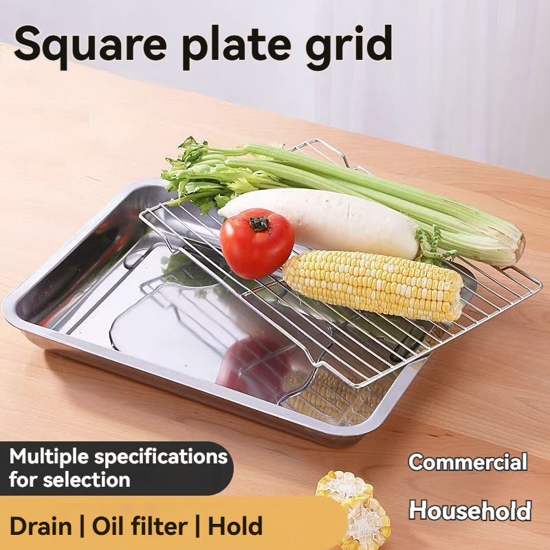 Food-Grade Stainless Steel Baking Rack,Cooling Rack, Oven-Safe Wire ...