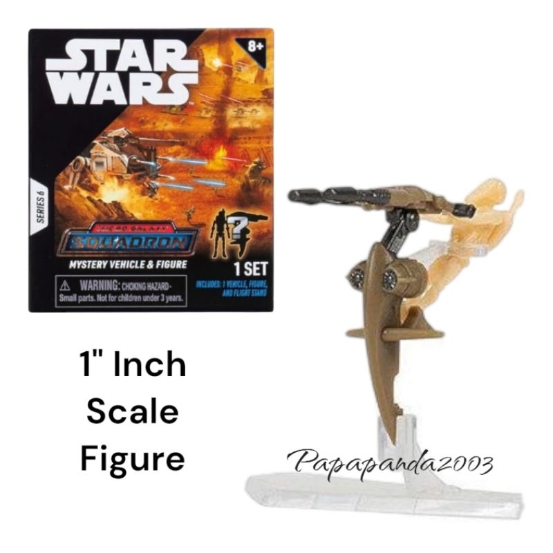 Star Wars Micro Galaxy Squadron STAP with Battle Droid by Jazwares ...