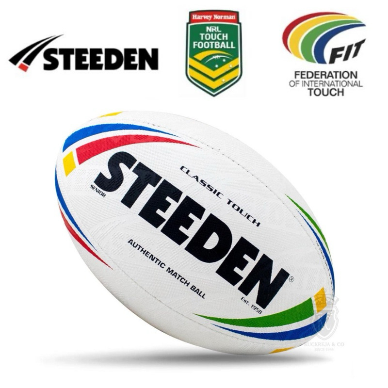 Steeden Classics Touch Rugby Ball - FIT Official Match Ball - Bola ...