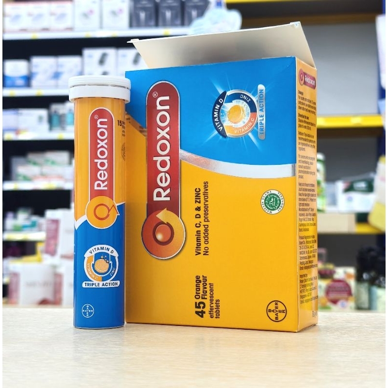REDOXON TRIPLE ACTION EFFERVESCENT TABLET (ORANGE FLAVOR )(VITAMIN C ...