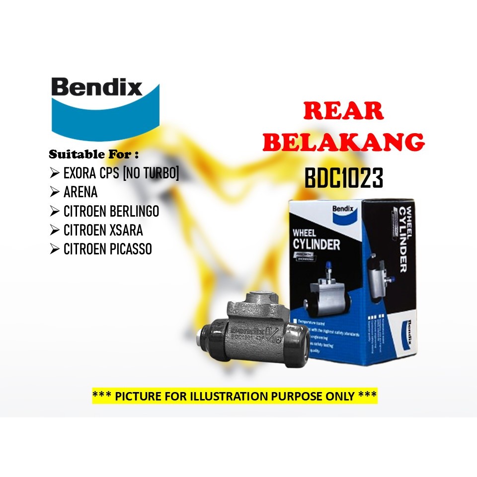 BENDIX - Proton Exora CPS Arena Rear Brake Pump Wheel Cylinder Assy ...