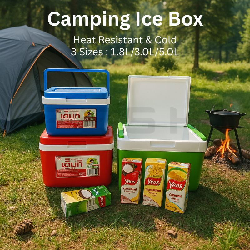 Ice & Rice Container/Camping Ice Box Cooler/Picnic Bucket Container ...