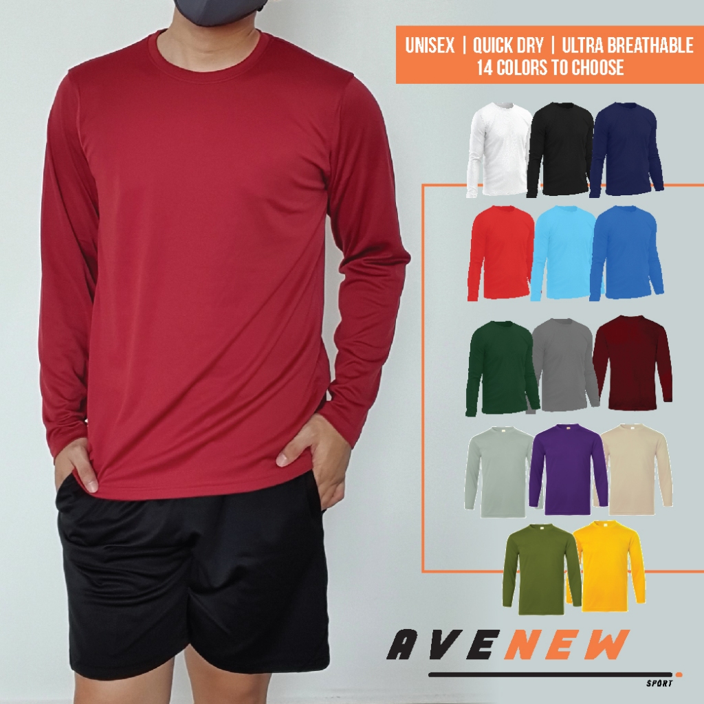 Ultifresh Long Sleeve Dri-Fit T-Shirt - Ultra Breathable Quick-Dry ...
