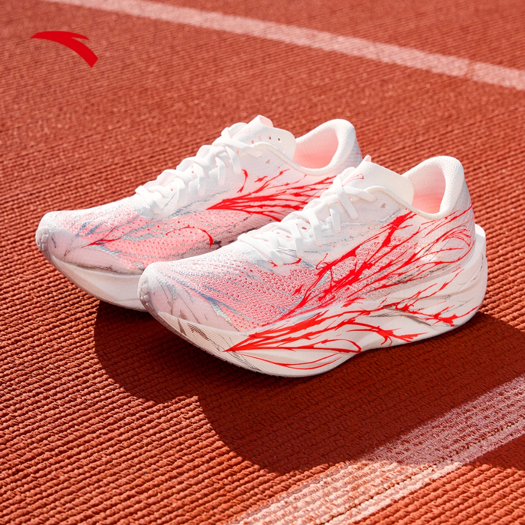 ANTA Women C202 6 Running Shoes 1225B5575-2 -Papyrus White/Fluorescent ...