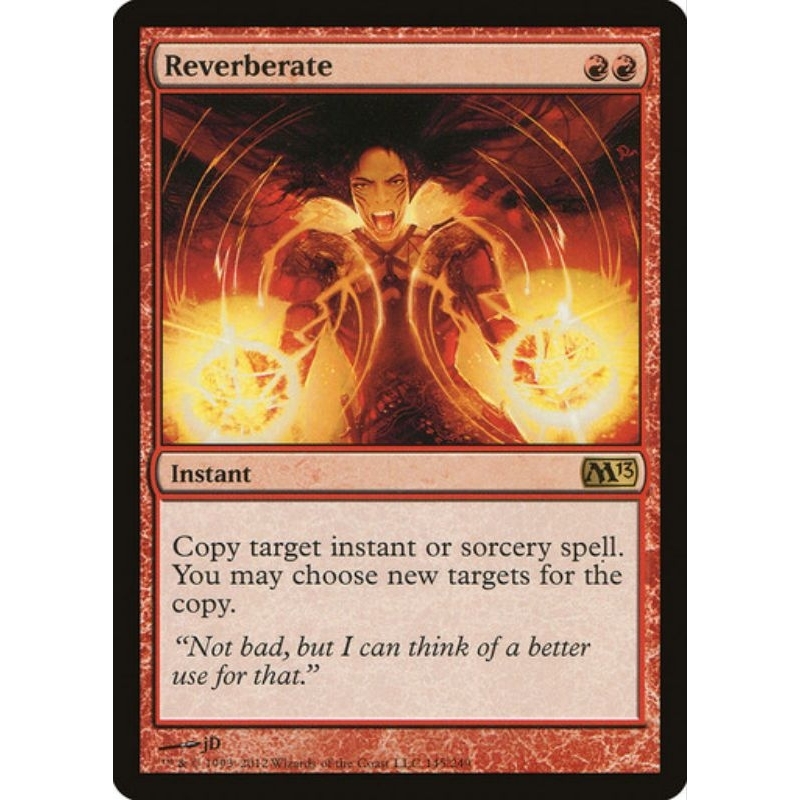MTG Red Card - Reverberate (Magic 2013) | Shopee Philippines