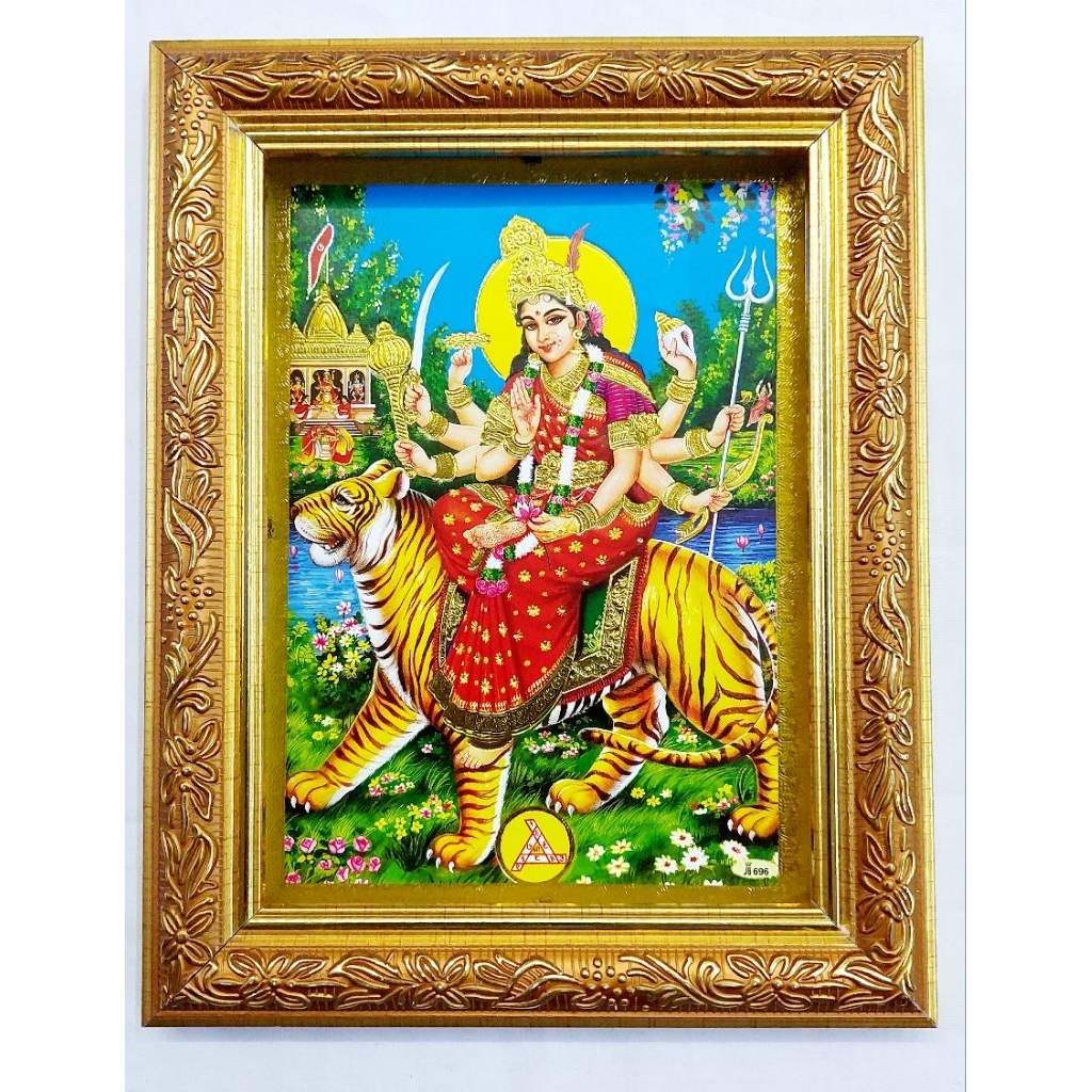 Thurgai Amman Photo Frame Small Size Frame with Glass | Shopee Philippines