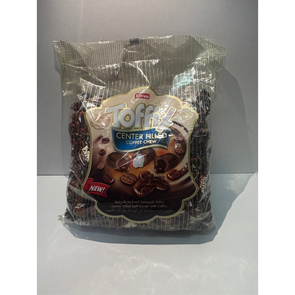 ELVAN TOFFIX CENTER FILLED COFFEE CHEW CANDY 250G/500G/800G | Shopee ...