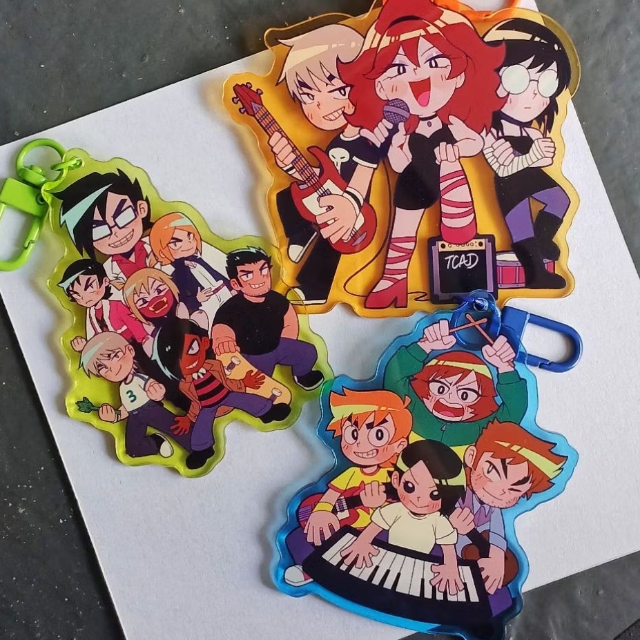 SCOTT PILGRIM SPTO 8cm Acrylic Keychains | Shopee Philippines