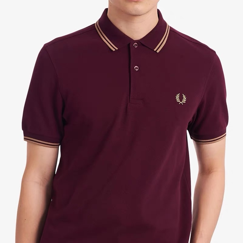 Fred Perys Business Embroidery Classic Cotton Men Polo Shirt Baju Polo ...