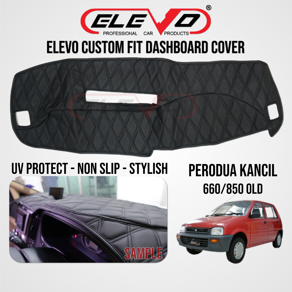Perodua Kancil 660 / 850 OLD ELEVO Dashboard Cover Custom Fit Non Slip ...