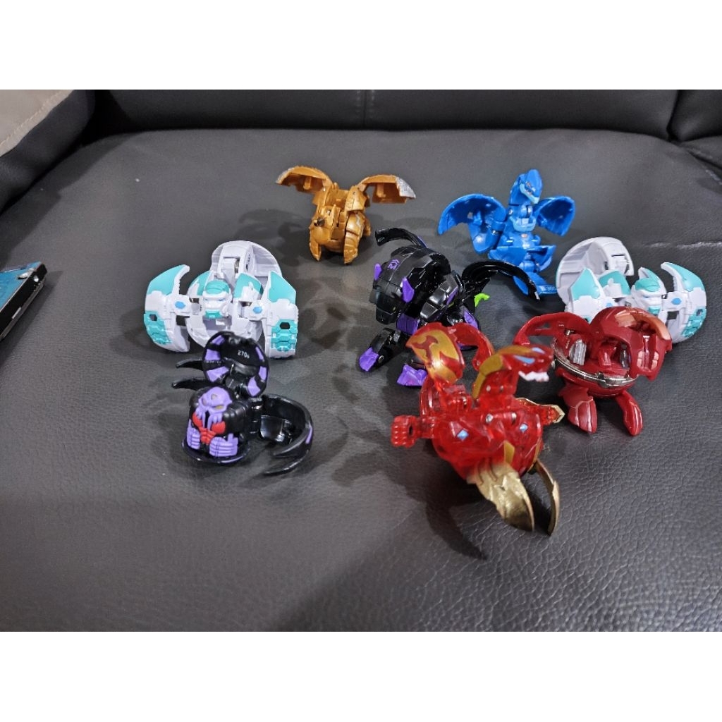 sega toys bakugan pyrus B1 Darkus Reaper Classic Battle Brawlers VHTF ...