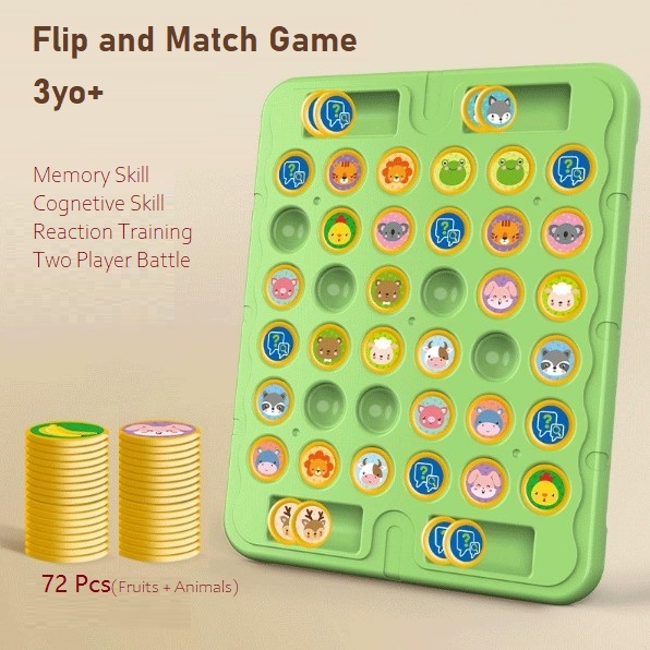 Memory Chess Matching Game Flip and Match Game for Kids Educational ...