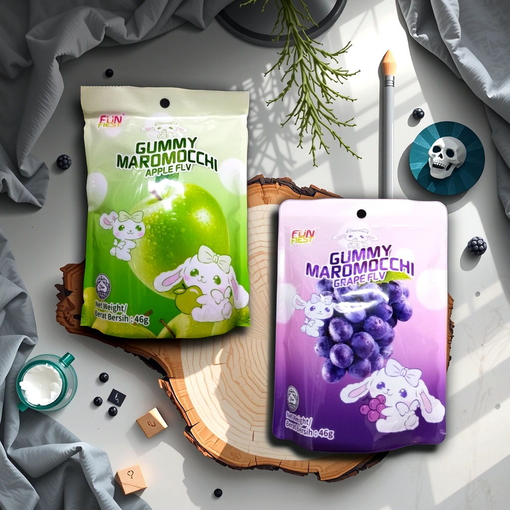 FUN FIESTA Gummy Maromocchi – Apple / Grape Flavour (46g) | Shopee ...