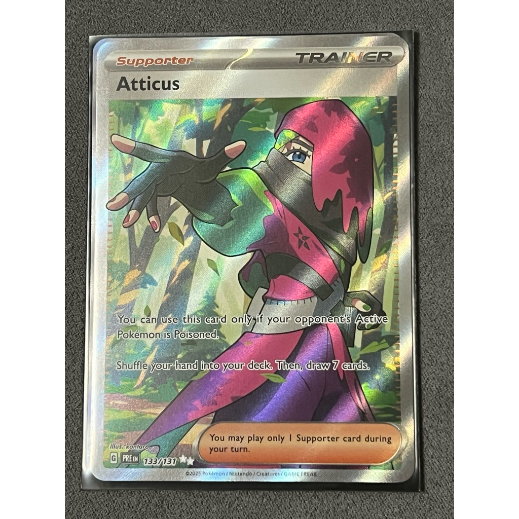Pokemon TCG SV8.5 Prismatic Evolutions - Atticus - 133/131 - Full Art ...