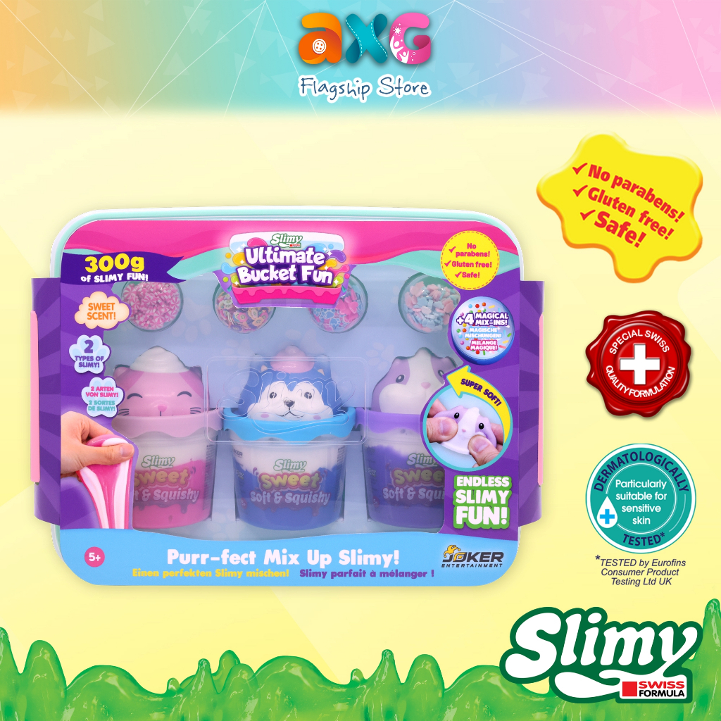 Slimy Bucket Fun Soft N Squishy Set Slime Assortment Pack (33541 ...