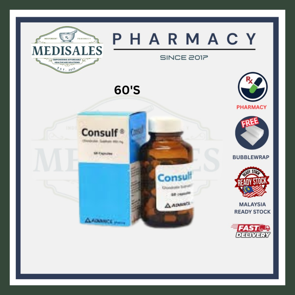 CONSULF 400MG 60'S CAPSULES (EXP 09/2027) | Shopee Philippines
