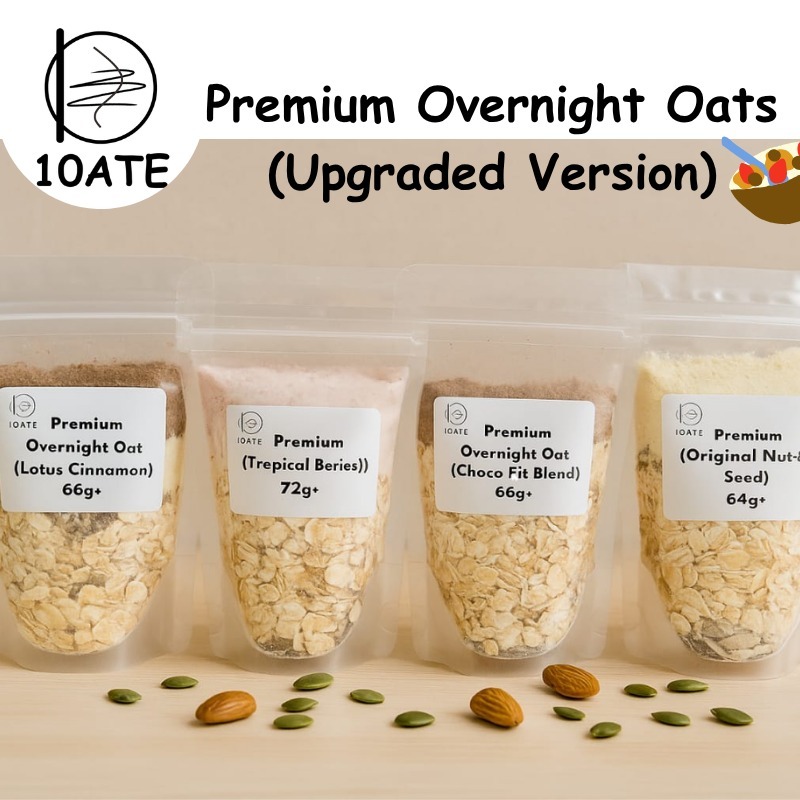 Premium Overnight Oats (Upgraded Version) - 65g-75g | Shopee Philippines