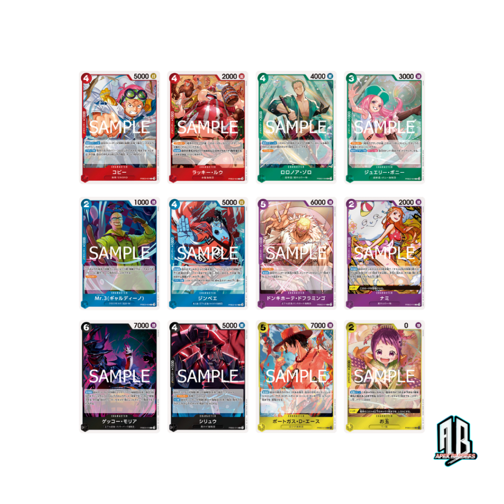 One Piece Card Game PRB2 PRB02 001 003 004 006 007 009 011 012 013 015 016 018 R | Shopee ...