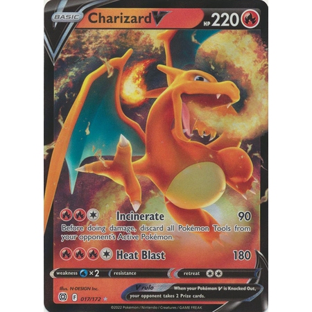 Pokémon TCG - Charizard V - 017/172 - Ultra | Shopee Philippines
