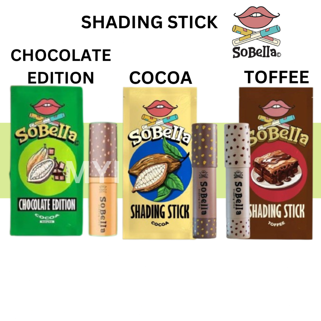 SOBELLA SHADING STICK COCOA/TOFFEE/CHOCOLATE EDITION HQ | Shopee ...