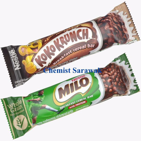 Nestle Koko Krunch Chocolate Cereal Bar 25g/Milo Cereal Bar 23.5g ...