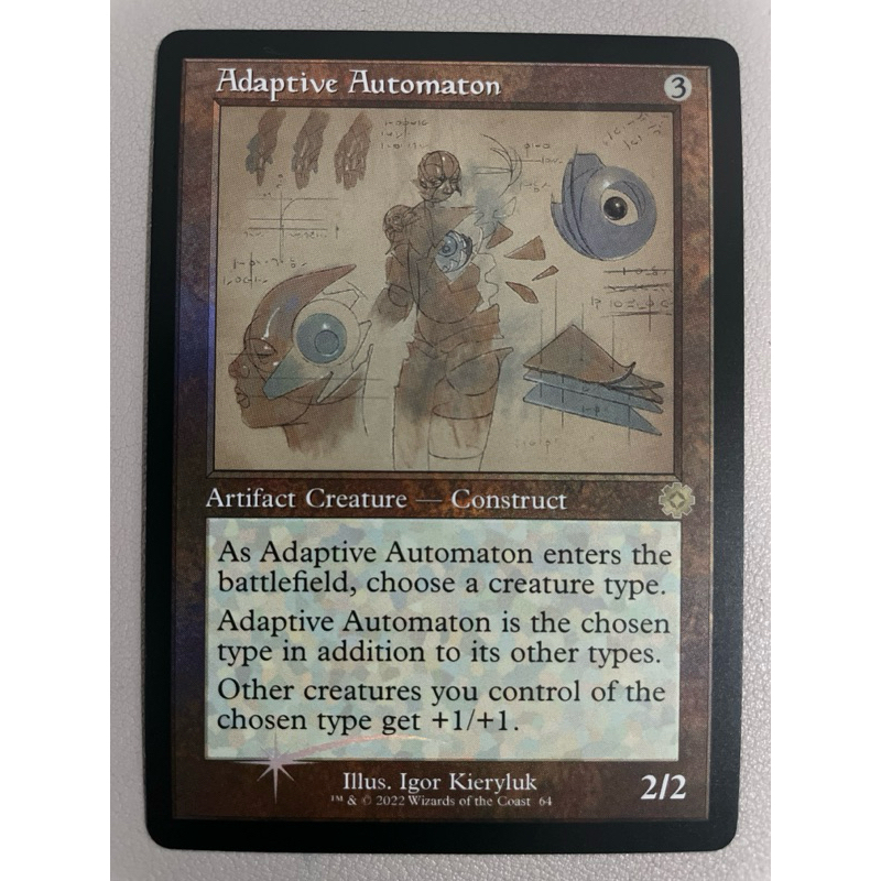 MTG:The Brother’s War (BRO) 064 R - Adaptive Automaton (Schematic Art ...