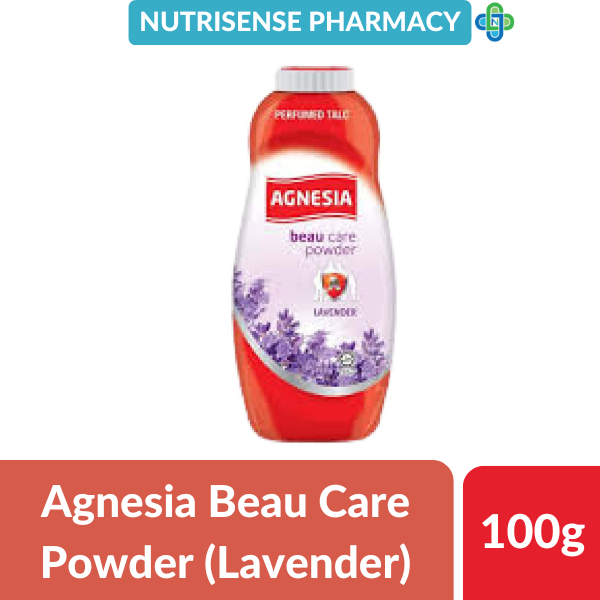 AGNESIA BEAU CARE POWDER LAVENDER 100G | Shopee Philippines